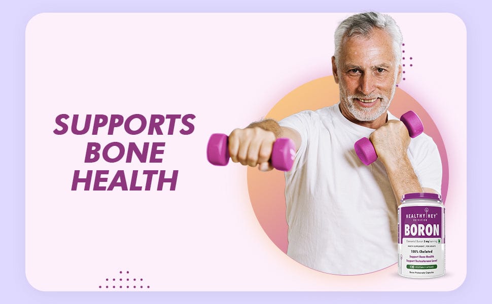 Buy Boron 3 mg,Support bone Health & testosterone levels -Trace Mineral ...