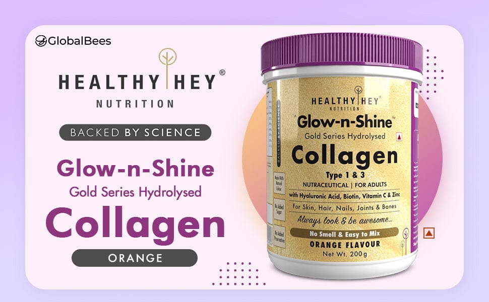 Buy Skin Glow-n-Shine Collagen Powder 200g | Hydrolysed Collagen for ...