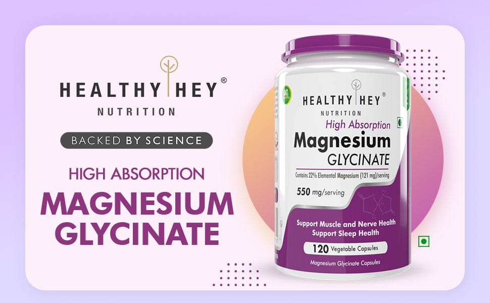 Magnesium Glycinate Supplement - High Absorption by HealthyHey ...