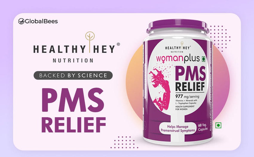 Buy Woman Plus PMS Relief - 60 Veg Capsules – HealthyHey Nutrition