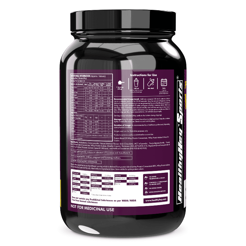 Sugar Free Weight Gainer - 1 Kg (Irish Chocolate Cream) – HealthyHey ...