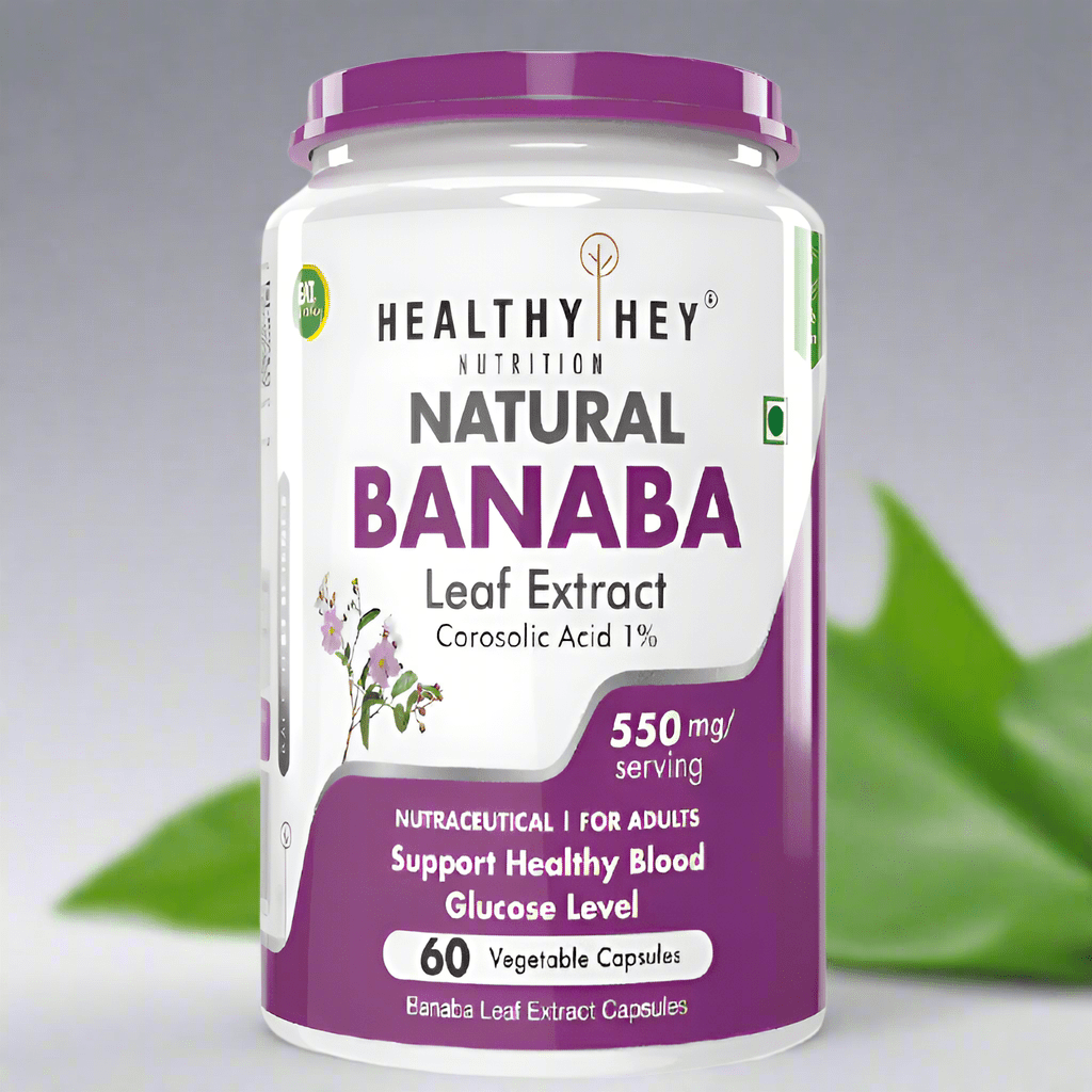 Buy Banaba Leaf Extract 60 Veg Capsules (Non-GMO & Gluten Free ...