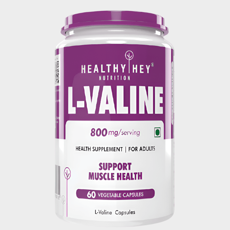 Buy L-Valine BCAA Supplement - Supports Muscle Health - 60 Veg Capsules ...