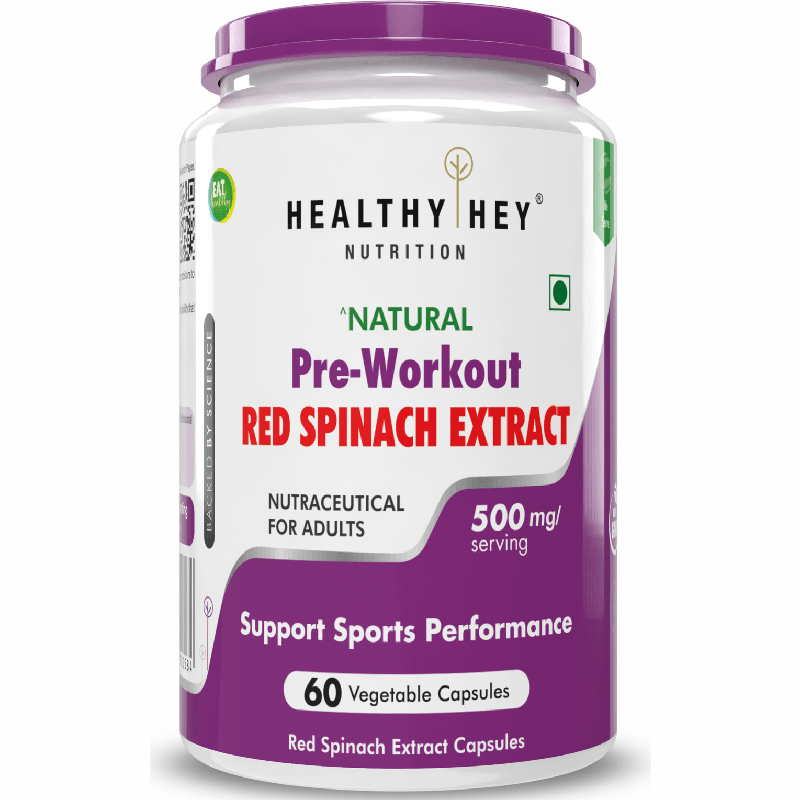 Buy Natural Pre-Workout Red Spinach Extract, Support Sport Performance ...