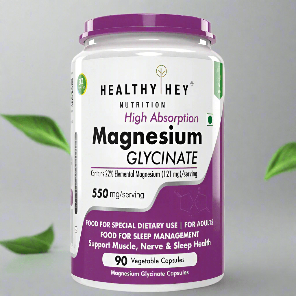 Magnesium Glycinate Supplement - High Absorption by HealthyHey ...